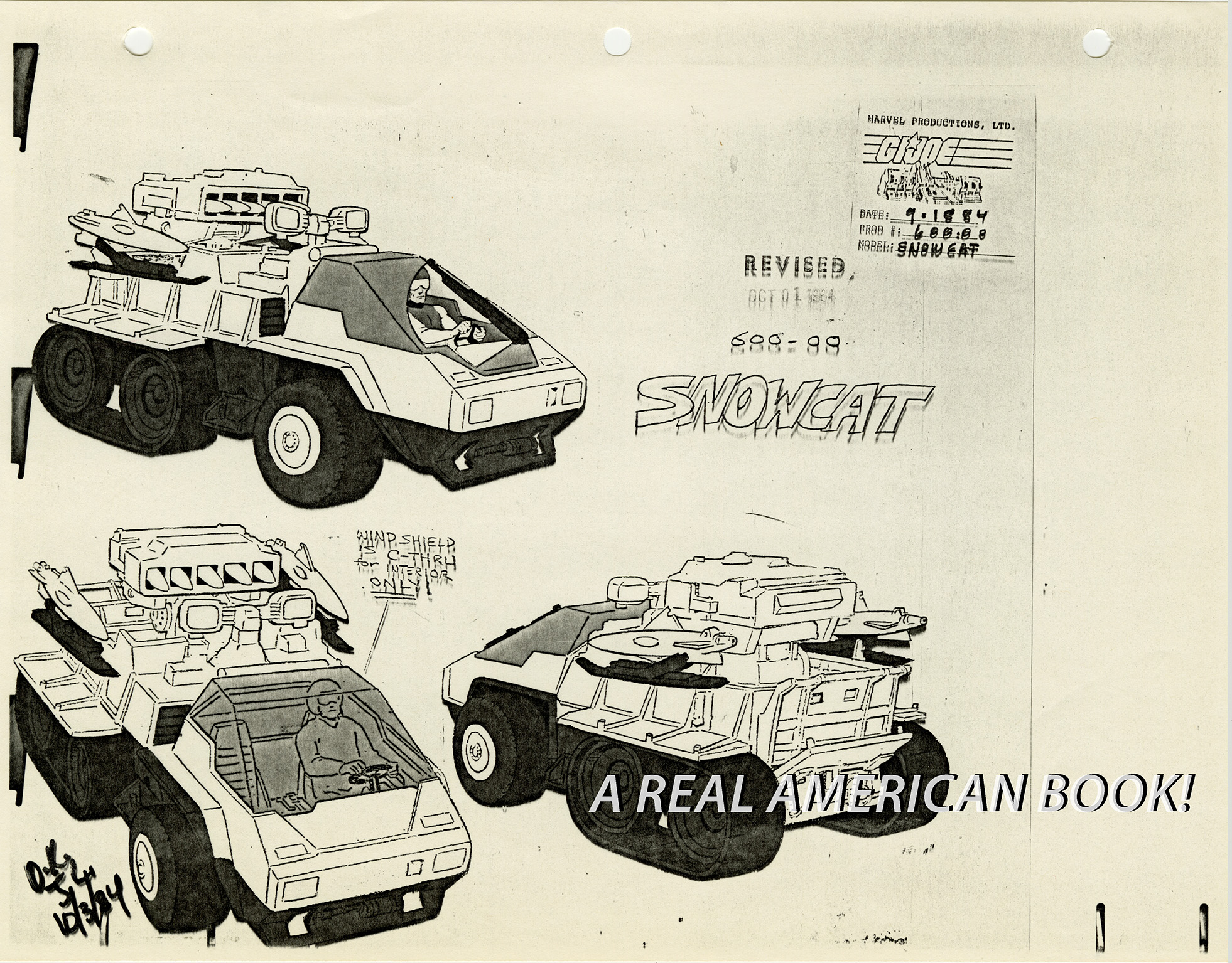 Snowcat ’85 Art Comparison | A Real American Book!